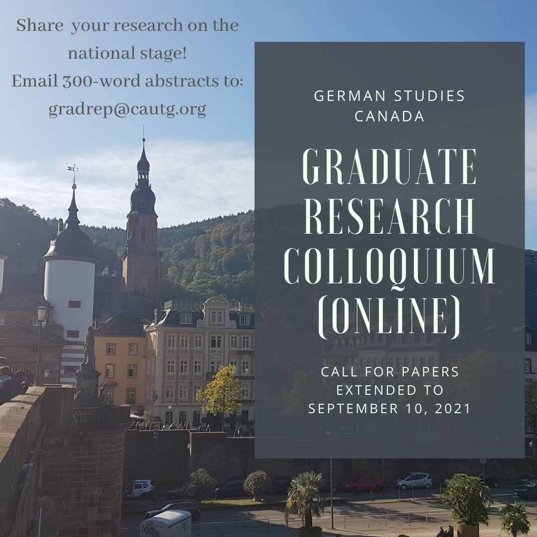 German Studies Canada Graduate Research Colloquium – German Studies Canada